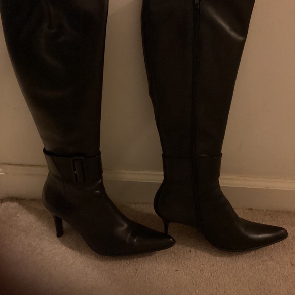 Sisley-Paris | Shoes | Sisley Belted High Heeled Black Boot | Poshmark